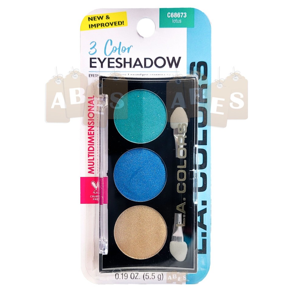 L.A. Colors Makeup 3 Color Eyeshadow, Multidimensional, 5.5g, CHOOSE ...