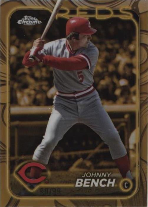 2024 Topps Gilded Collection - Johnny Bench #137 /99 for sale online | eBay