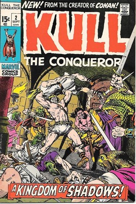 Kull The Conqueror Comic Book #2, Marvel Comics 1971 VERY FINE+ | eBay