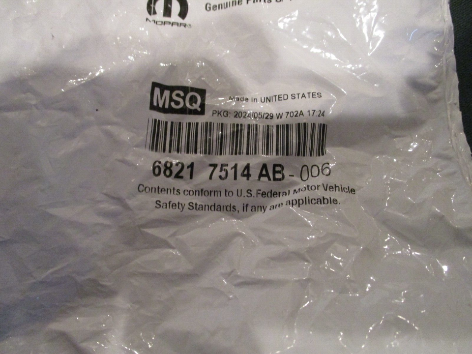 6x Genuine Mopar Intake Plenum Seals 68217514AB Chrysler Dodge Jeep 3 ...