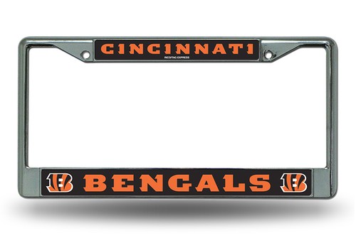 NFL Cincinnati Bengals, Metal License Plate Frame (Chrome) | eBay