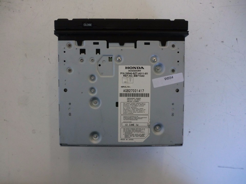 39540-SZT-A011-M1 | HONDA OEM GPS NAVIGATION SCREEN CONTROL MODULE UNIT ...