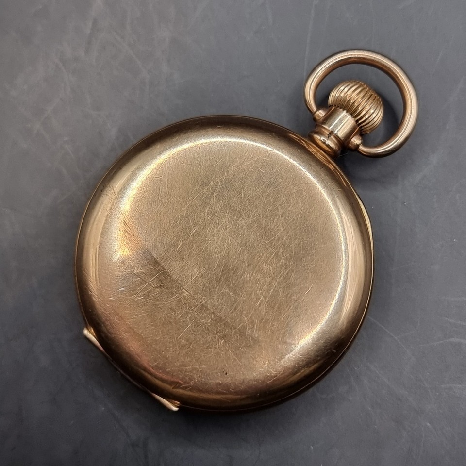 Antique 1920s Horos Movement Gold Plated Fob Pocket Watch | eBay UK