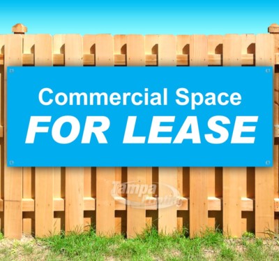 COMMERCIAL SPACE FOR LEASE Advertising Vinyl Banner Flag Sign USA | eBay