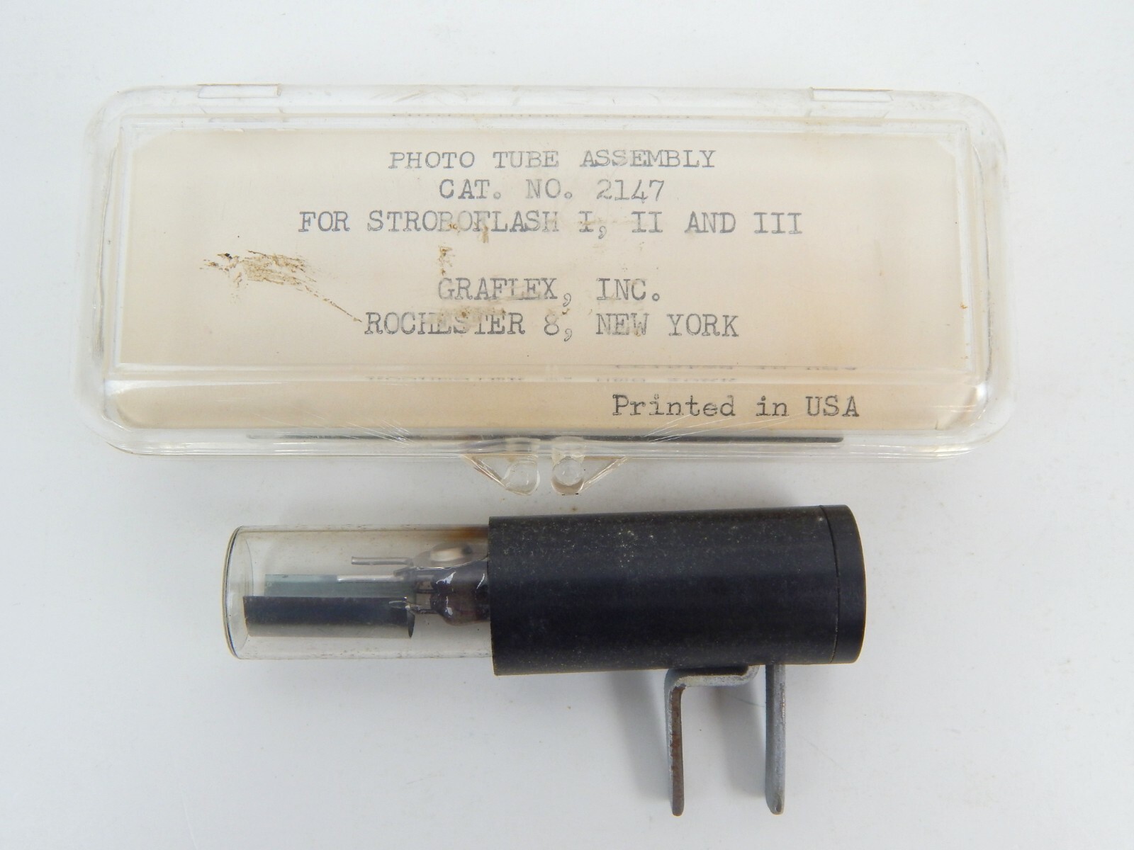 1C Graflex Photo Tube Assembly Cat No 2147 Stroboflash I, II, III ...