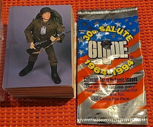 G.I. Joe 30th Salute Base Trading Card Set 90 Cards Comic Images 1994 ...