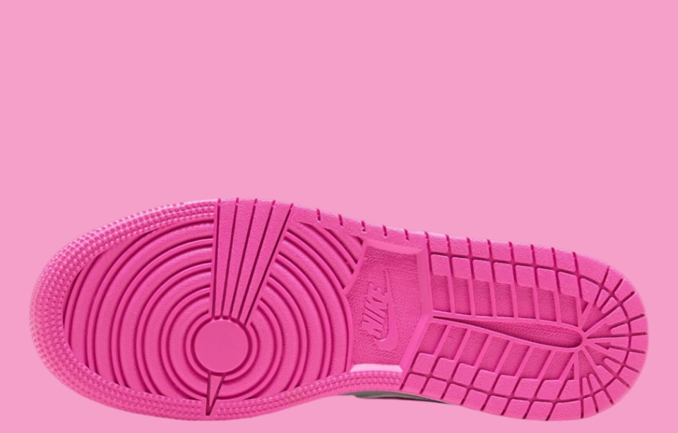 Nike Air Jordan 1 Low Fire Pink GS & Womens Pink Sports Sneaker FV8486 ...