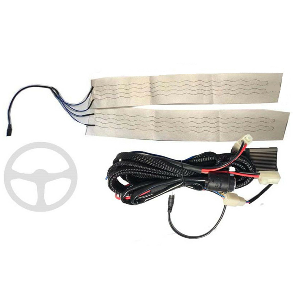 Carbon Fiber Heated Pad 3-Gear Switch Control Fit for Car Steering ...