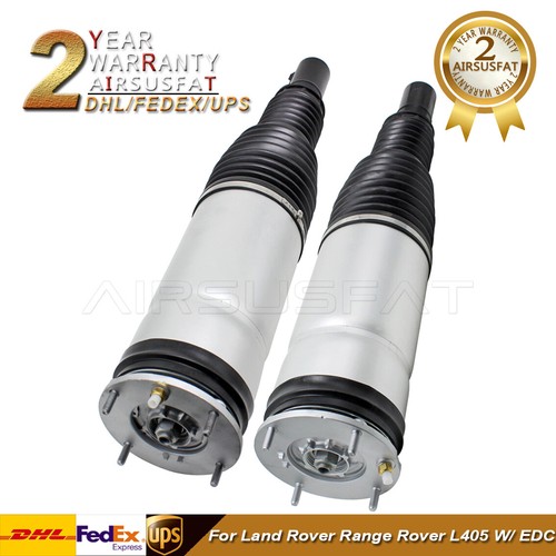 Pair Front Air Suspension Shock For Land Rover Range Rover L405 W/ EDC ...