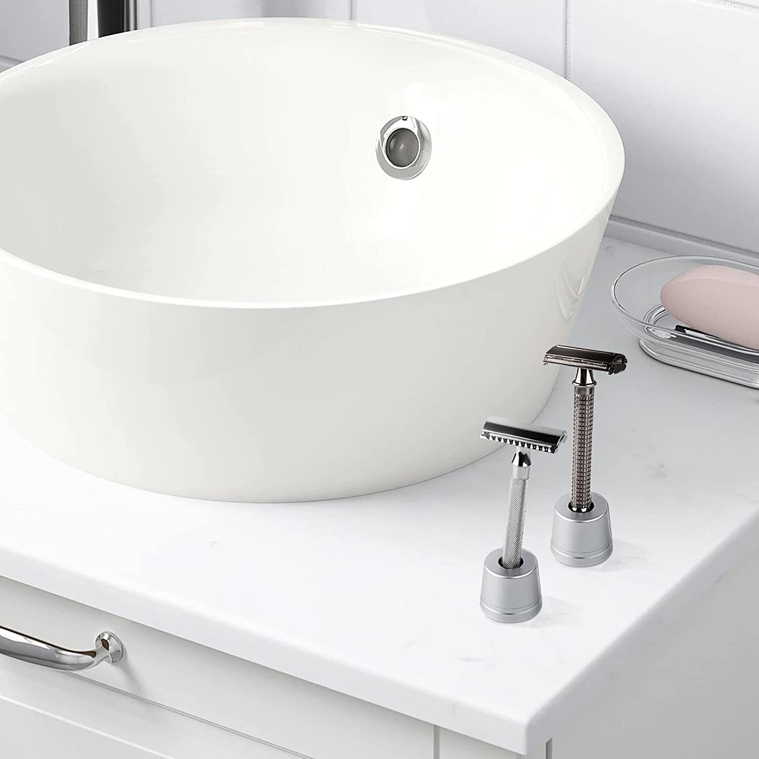 Custom Nickel Plated Brass Safety Razor Stand - 13mm Suitable for ...