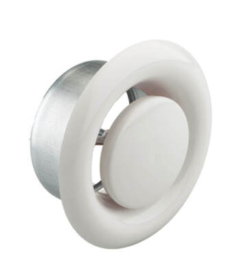 White Metal 100mm Ceiling Air Extract Valve Powder-Coated | eBay