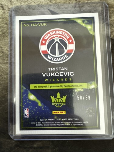 2023-24 Panini Court Kings - Heir Apparent Ruby #HA-VUK Tristan ...