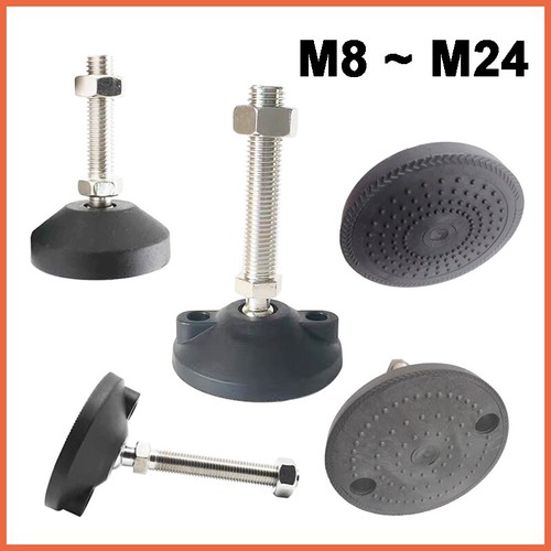 M8 M10 to M24 Levelling Height Adjustable Machine Furniture Feet with ...