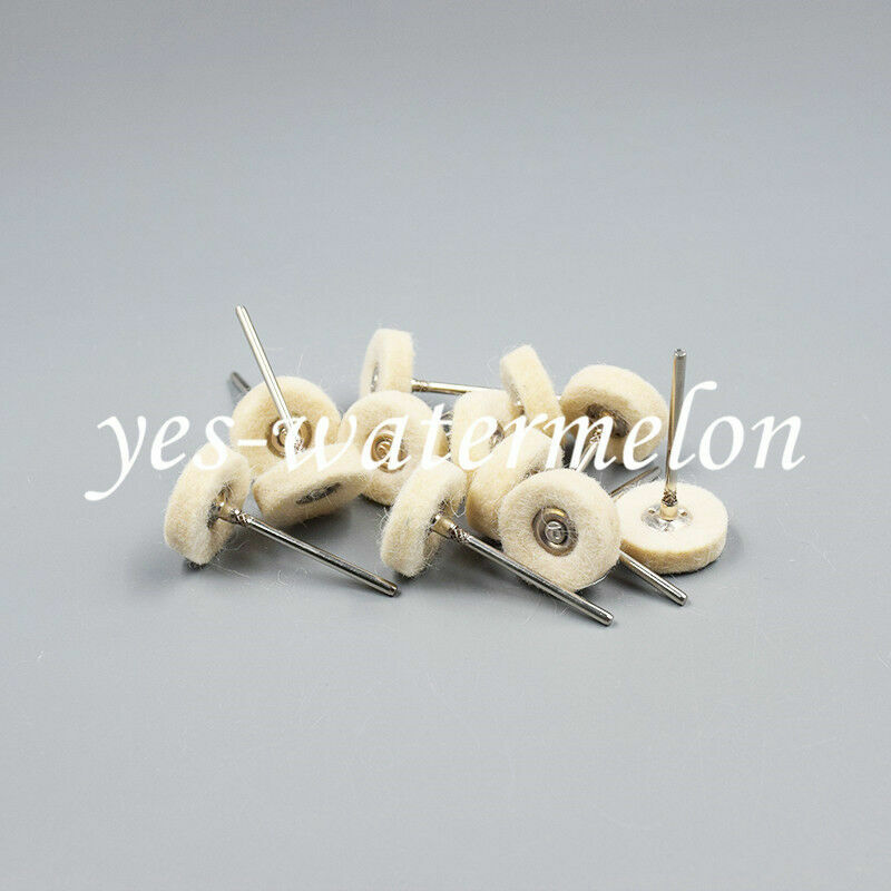 10 Pcs Lab Dental Wool Polishing Buffing Wheels Burs For Rotary Tool ...