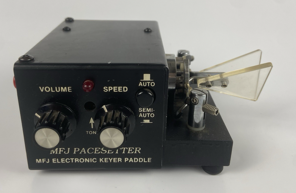 MFJ Pacesetter Electronic Keyer Paddle Model MFJ-422B | eBay