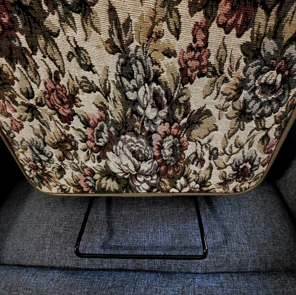 PICK UP ONLY Vintage American Flyer 3 Piece Floral Tapestry Luggage Set ...