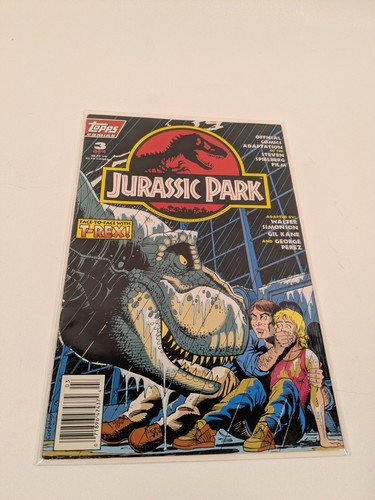 Jurassic Park #3 Topps Comics 1992 1993 Gil Kane George Perez Simonson ...