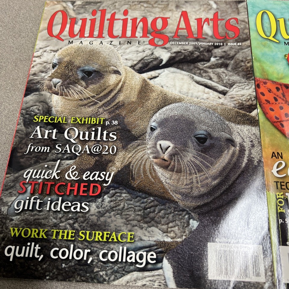 Quilting Arts Mag.(2) - Dec/Jan 2010 #42/ Jun/Jul/2010 #45/Lot Of (2) F15C | eBay