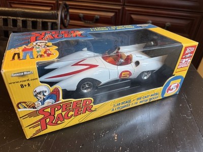 🔥Vintage 2003 35 Years Speed Racer Mach 5 w/Chim Chim - ERTL 1/18 ...