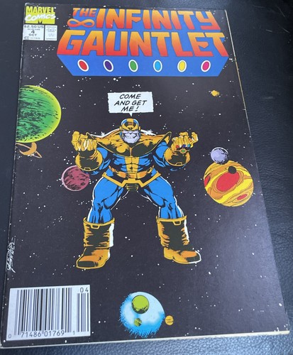 Infinity Gauntlet #4 (MARVEL, 1991) Iconic Thanos Cover F-VF | eBay