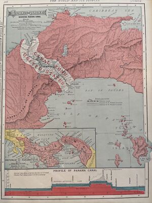 1900-Now - Map Of Panama