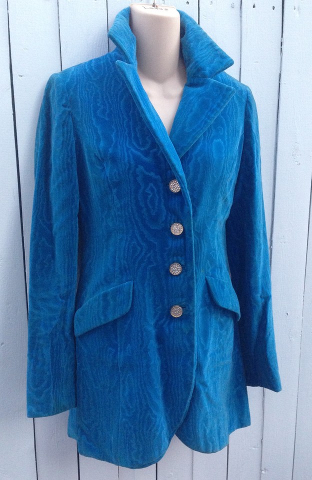 70s OOAK Silk Velvet Pant Suit MICHAEL DAYAN for Tapemeasure Marble ...