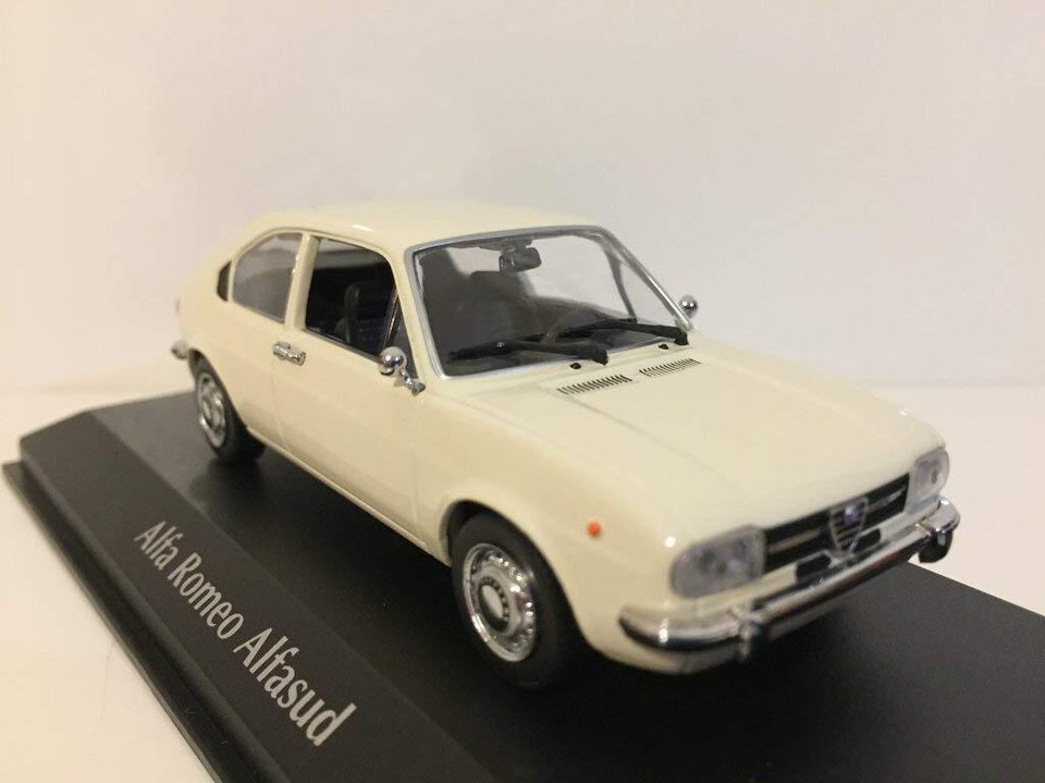 1/43 MAXICHAMPS Alfa Romeo Alfasud 1972 White alpha Romeo al... Ships ...
