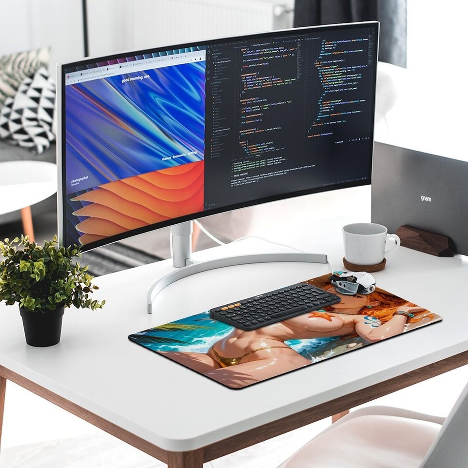 Nami ONE PIECE keyboard mouse pad desk mat game pad 40x75cm | eBay