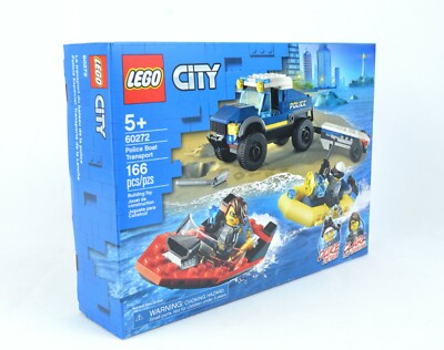 LEGO City Police Boat Transport 60272 166 Pieces Brand New Sealed | eBay