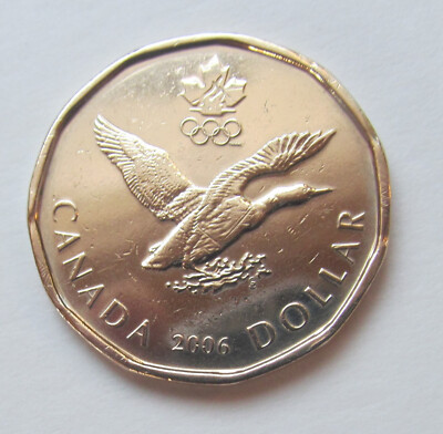 2006 CANADA OLYMPIC LUCKY LOONIE 1 DOLLAR- c/h | eBay