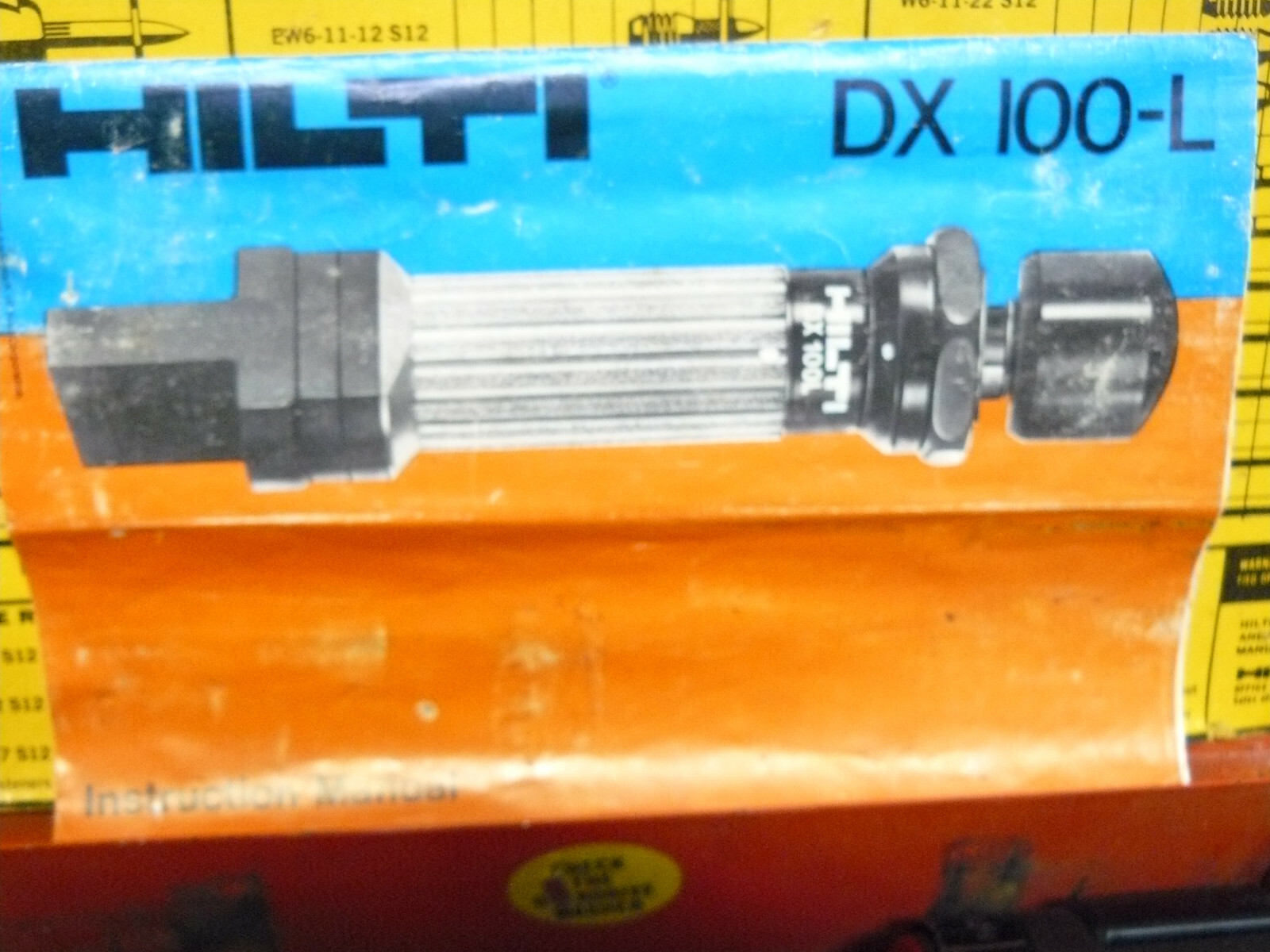 HILTI DX100L SINGLE SHOT GUN POWDER ACTUATED CONCRETE/STEEL NAIL GUN | eBay