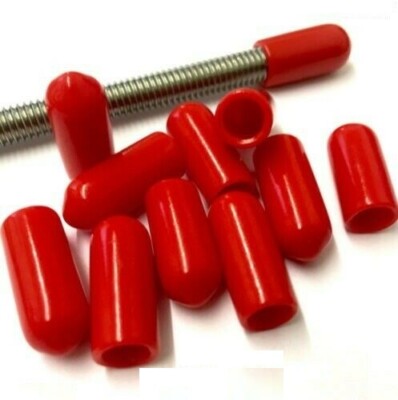 RED - ROD BAR STUDDING STUD SCREWS BOLTS CABLE SAFETY VINYL THREAD ...