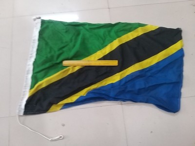 Tanzanie Vintage Nautique Pays Sortie Porte Drapeau De Bateau Salvage ...
