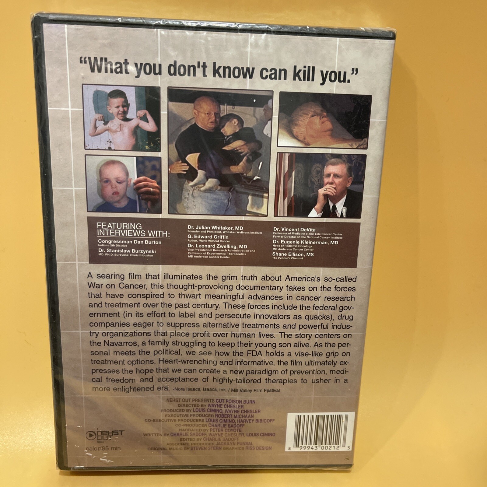 Cut Poison Burn War On Cancer The Disease Is Only Half The Battle DVD ...