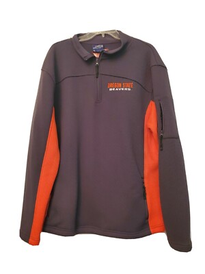OREGON STATE BEAVERS NIKE 1/4 Zip Pullover, Black, Men's XL* | eBay
