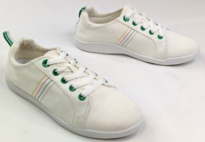 Vionic Beach STINSON Comfort Sneakers Flats, Women 7, White Canvas ...