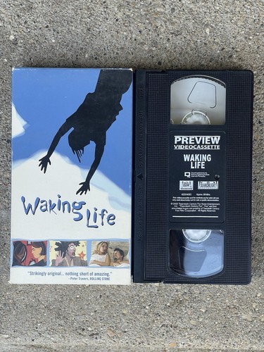 Waking Life 2001 VHS Preview Tape Richard Linklater Surreal Animation ...