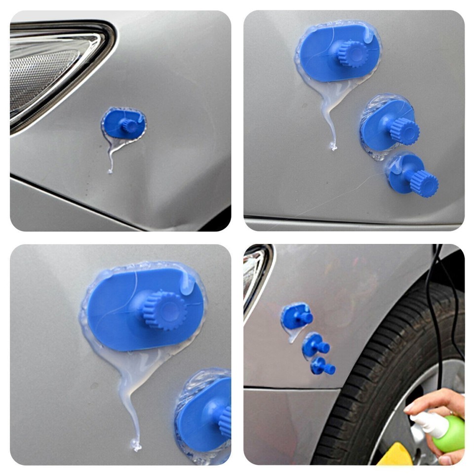90pc Kit PDR Glue Pulling Tabs Paintless Dent Repair Hail Removal For ...