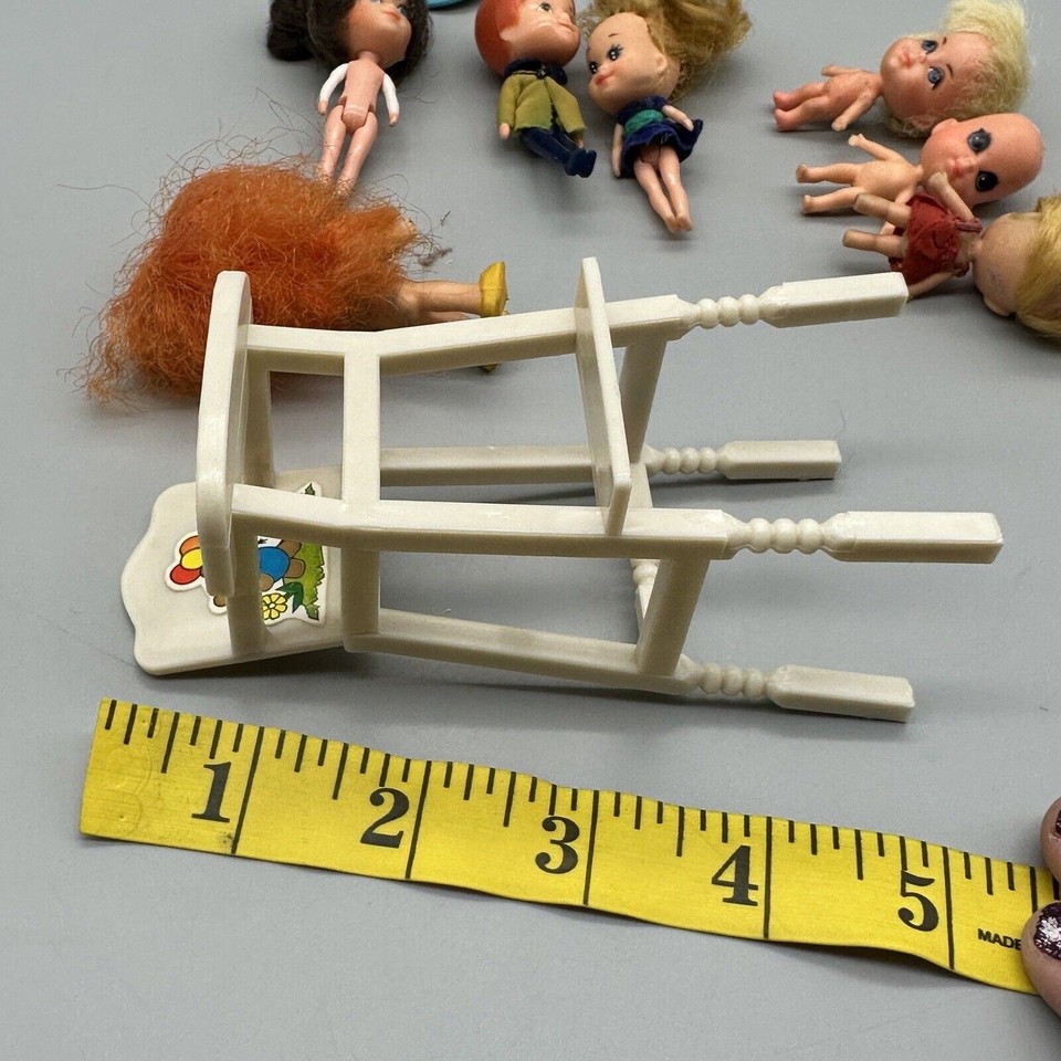 Vintage 1960's 70s Mattel Liddle Kiddle Dolls The Little Family Lot Of ...