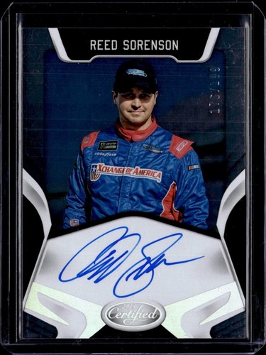 2018 Panini Certified Racing REED SORENSON Signatures Auto Autograph ...