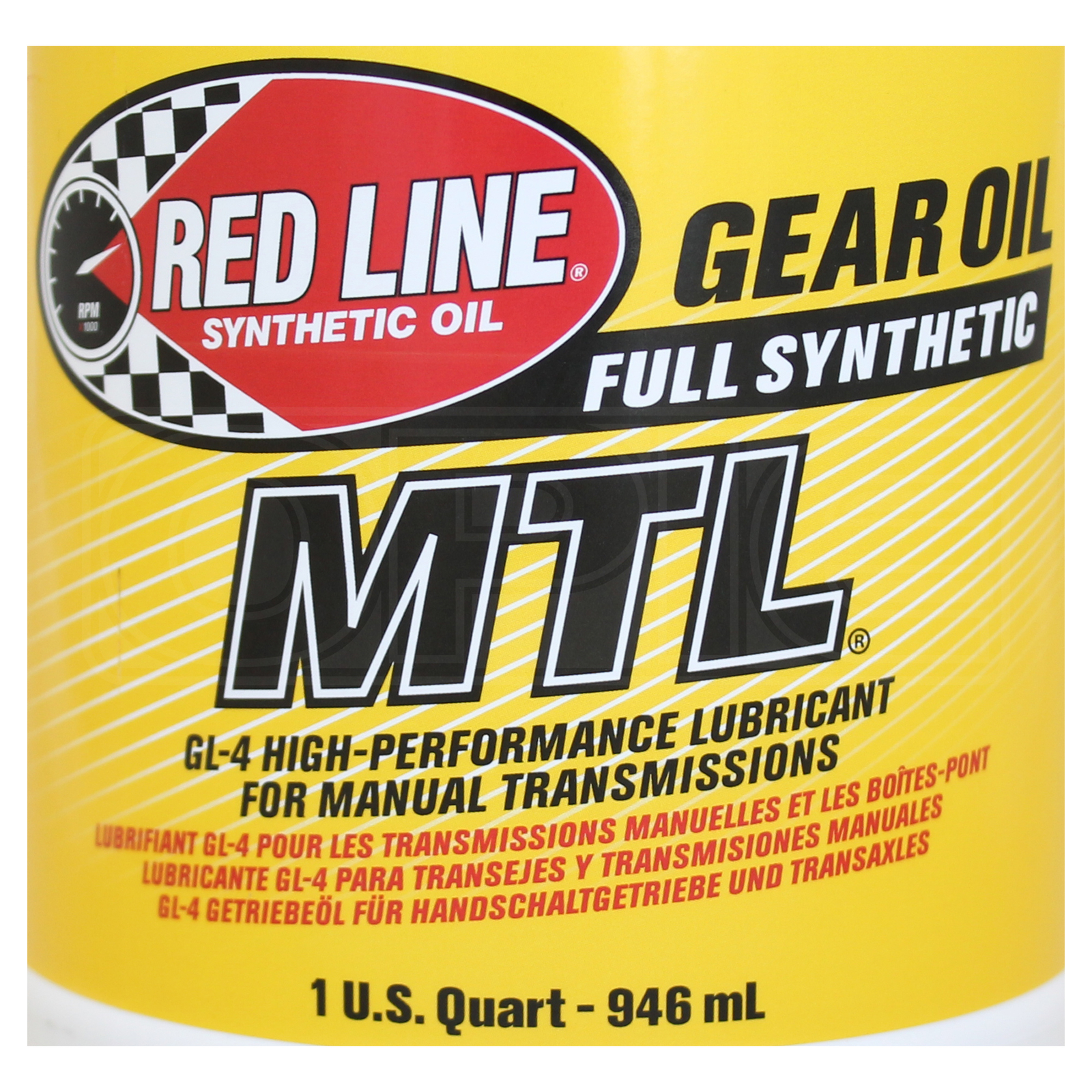 RED LINE MTL 75W80 75W-80 GL-4 Gear Oil Manual Transmission 1 US Quart ...
