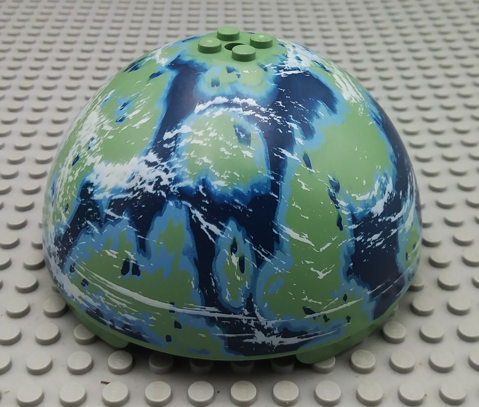 LEGO part 98107 GREEN BLUE Dome Hemisphere 11x11 & 2x2 Studs NABOO Star ...