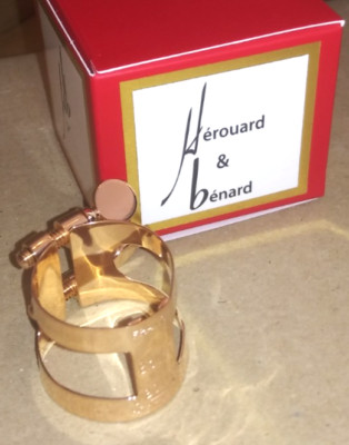 GENUINE BONADE L2250UPO Gold Plated Ligature Inverted Bb Clarinet | eBay