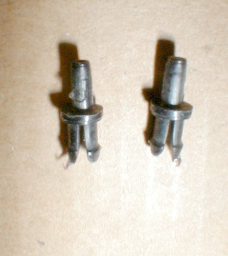 5 Black Slot Car Racing Track Guide Pins 1/32 Scale Vintage Eldon style ...