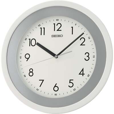 Seiko Hugo Wall Clock, White, 36cm | eBay Australia