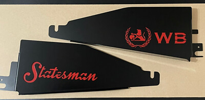 Holden WB Radiator Infill Panels Logo Wreath WB Statesman Satin Black ...