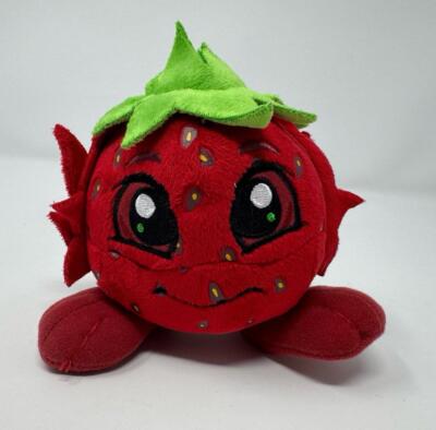 Neopets Strawberry Jubjub Keyquest Plush Vintage Stuffed Toy Nostalgic ...