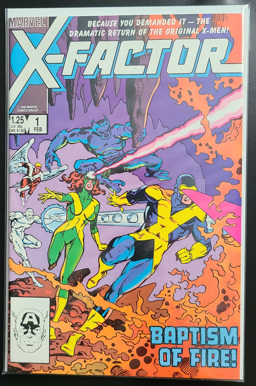 X-Factor Issue #1B 1st Appearance of Russell Collins aka Firefist | eBay