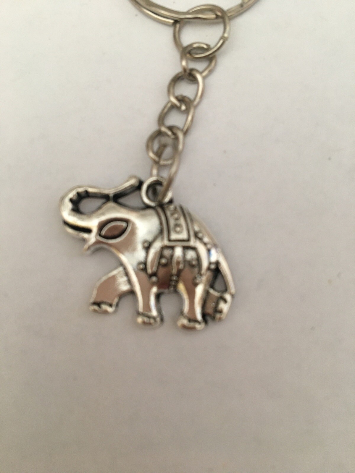 Elephant Keyring Bag Charm Elephants Keychain FREE GIFT UK Key Lucky ...