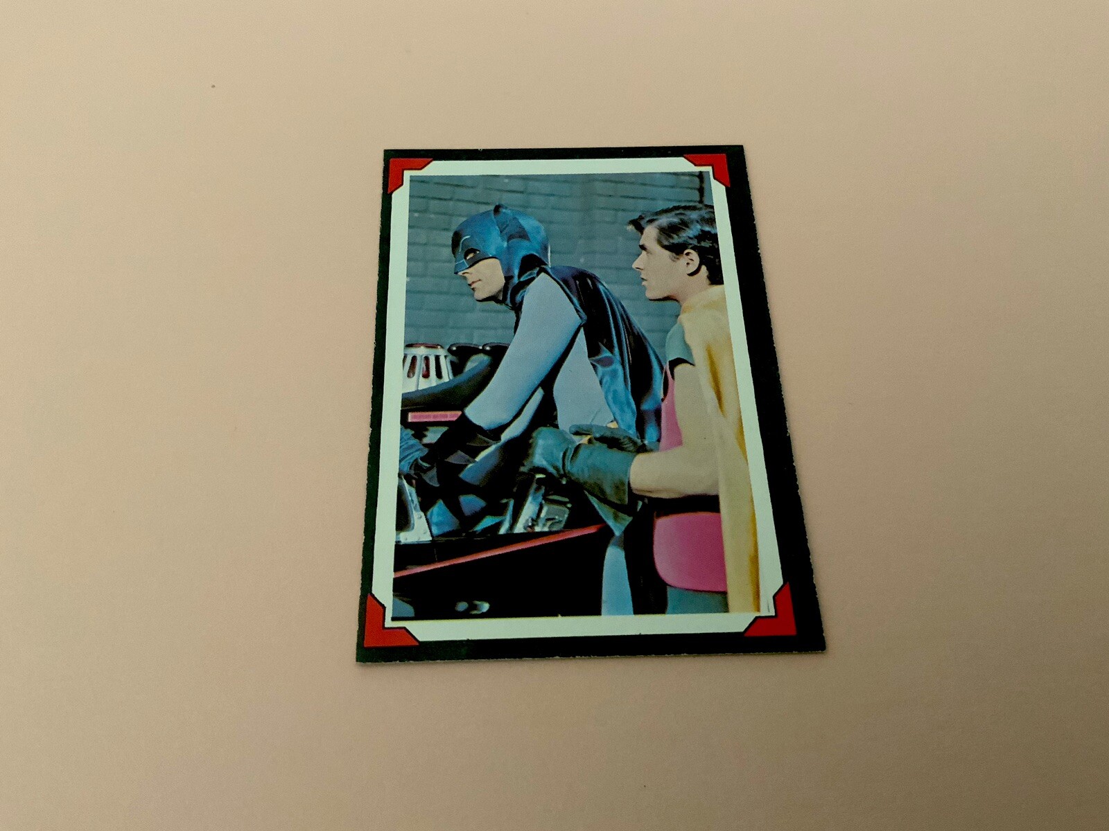 1966 Topps Batman Riddler Back Card # 9 BATMOBILE BREAKDOWN - NEAR MINT ...